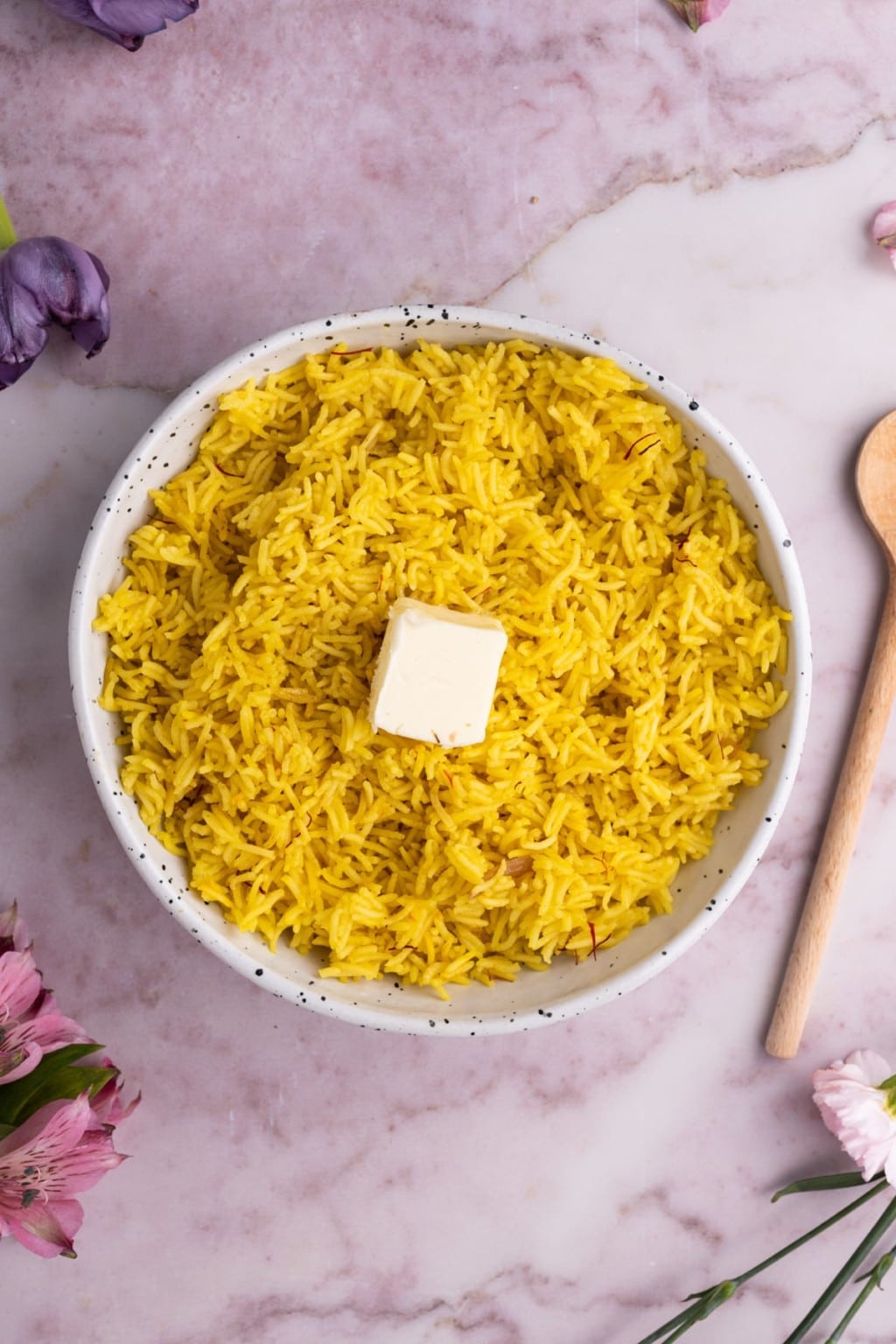 Aromatic Yellow Saffron Rice with Caramelized Onions — Marley's Menu