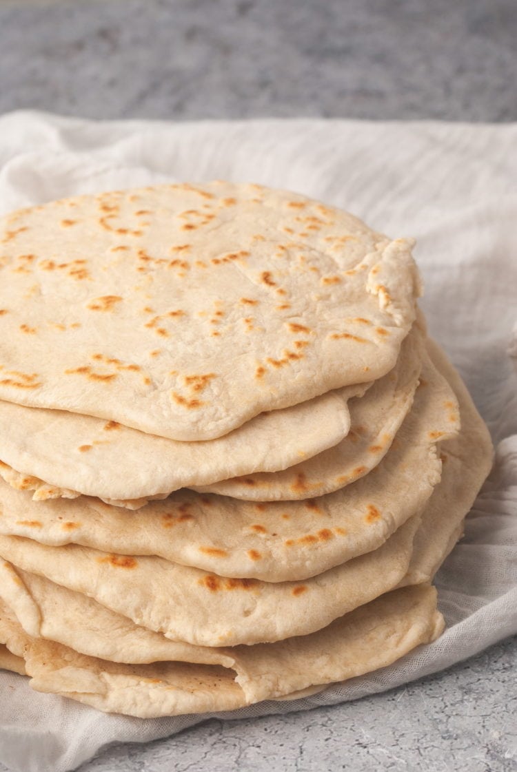 5-Ingredient Homemade Fluffy Flour Tortillas — Marley's Menu