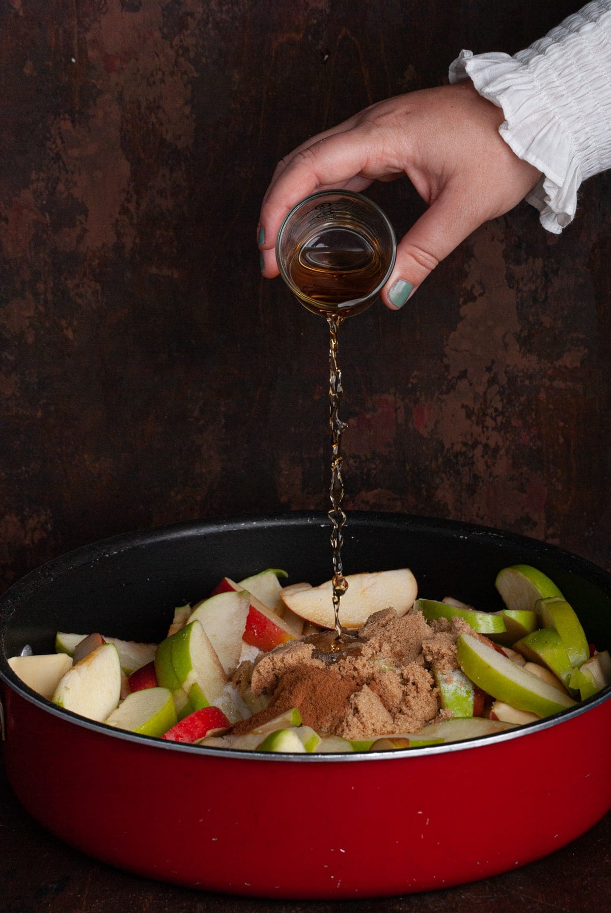 Mouth-Watering Drunken Apple Pie with Bourbon Drizzle — Marley's Menu