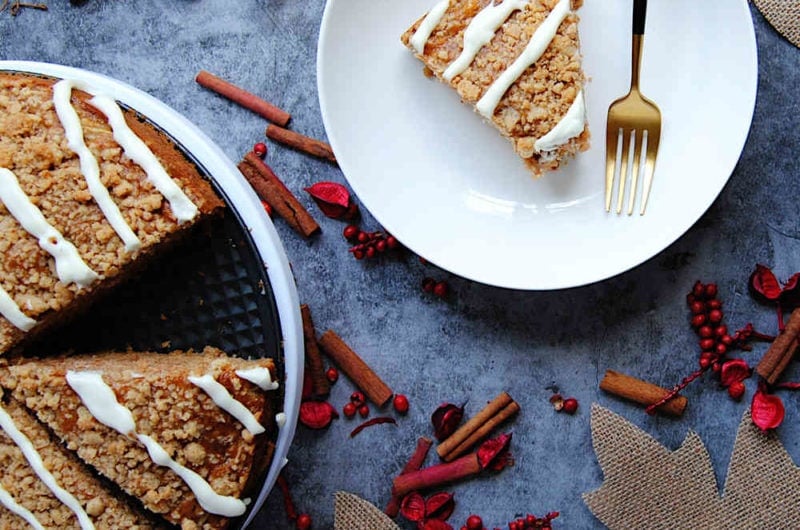Festive Apple Cake With Streusel Topping | Marley's Menu