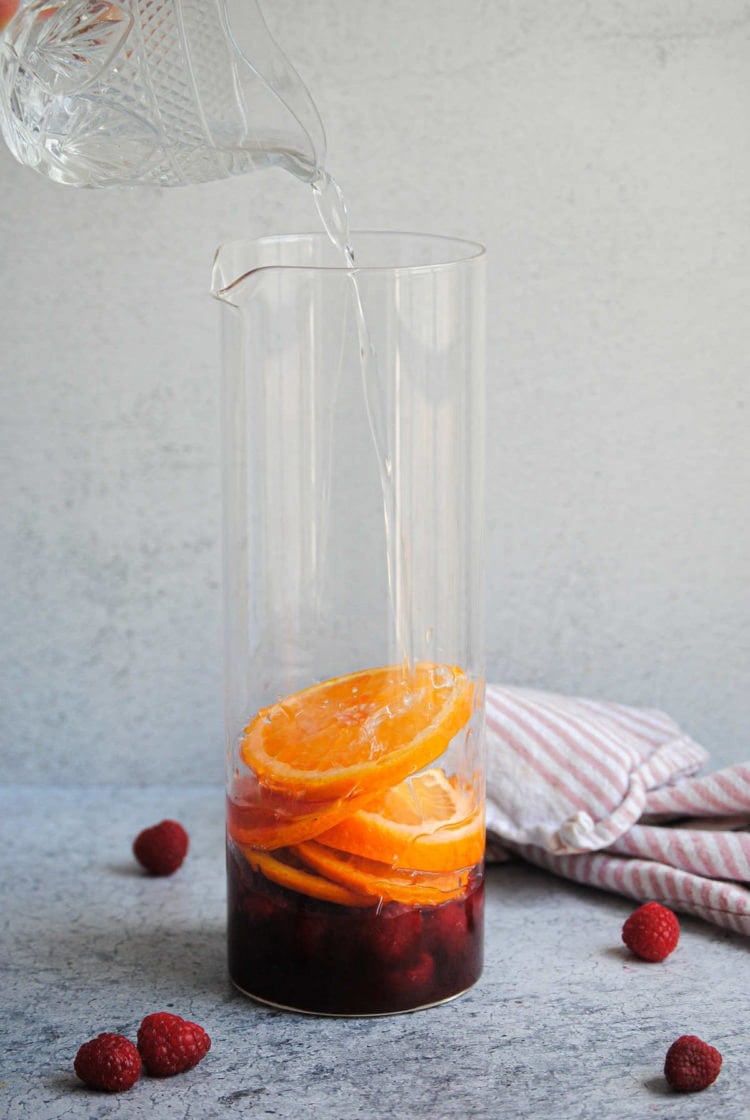 Red Wine Raspberry Sangria — Marley's Menu