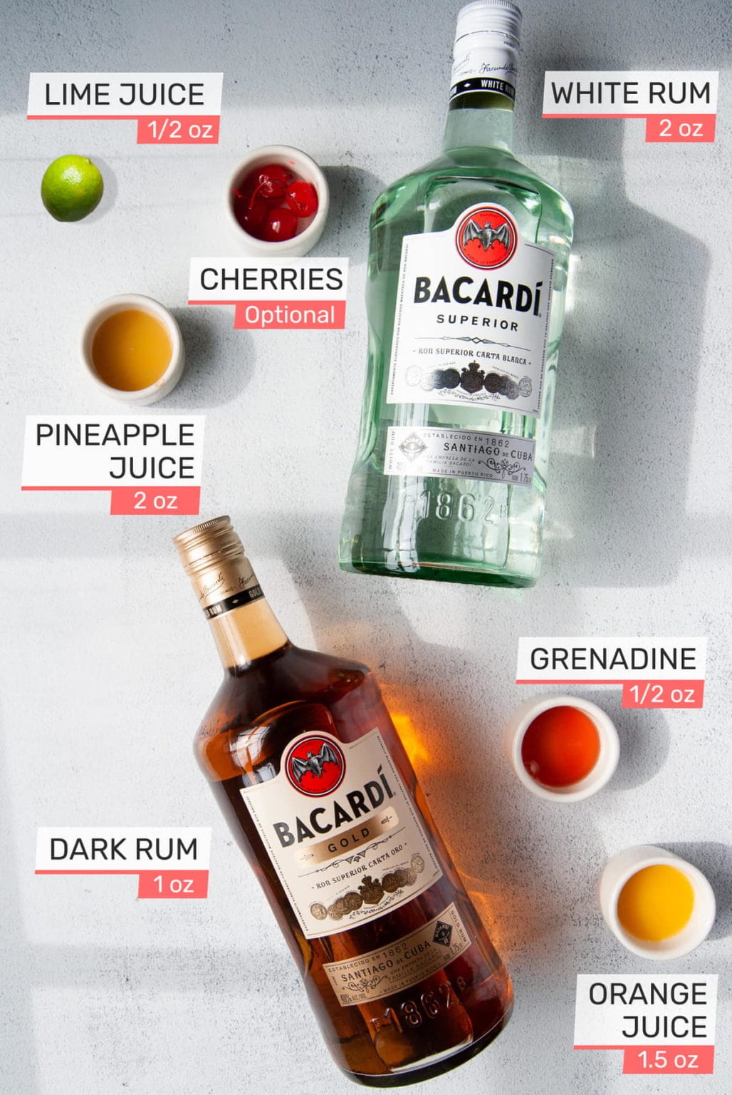 Tasty Bacardi Rum Punch — Marley's Menu
