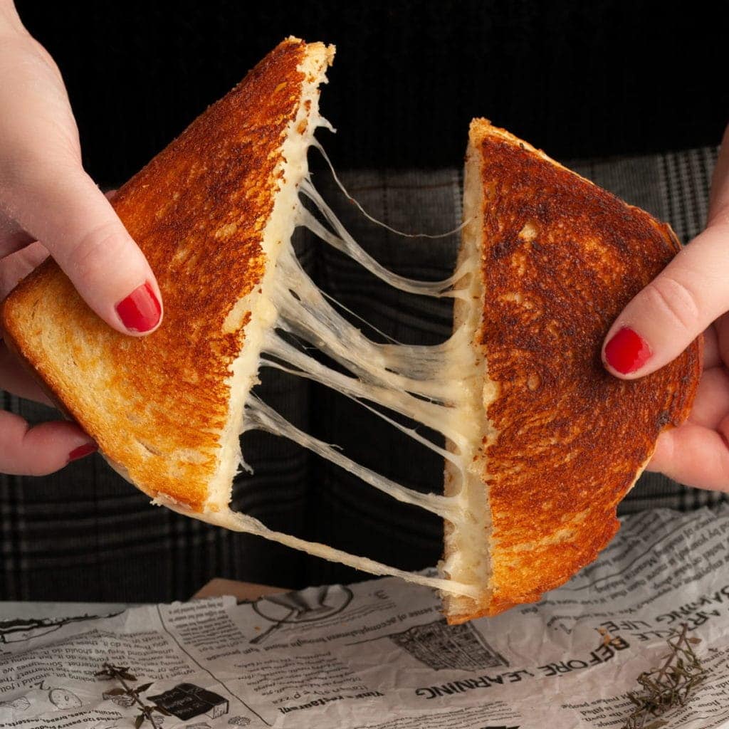 3-Ingredient Crispy Havarti Grilled Cheese — Marley's Menu