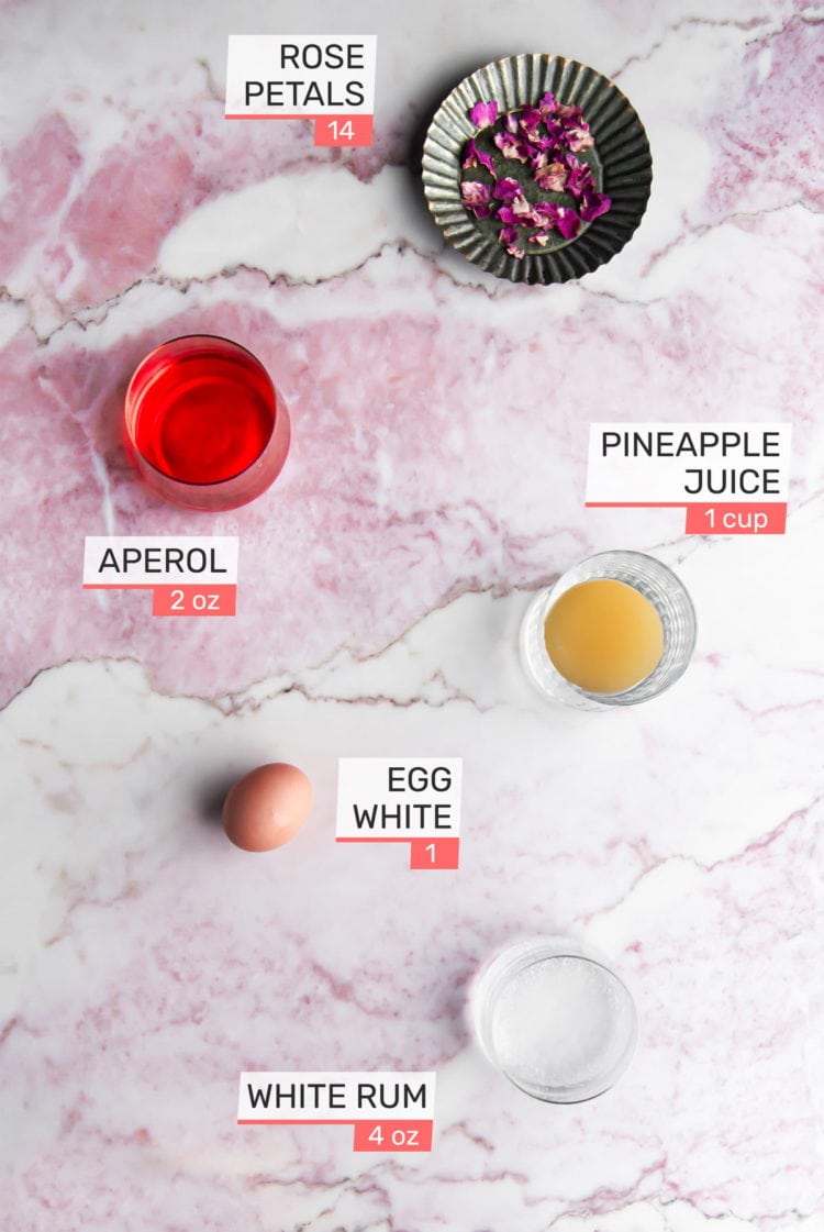 Rum & Aperol Love Potion Cocktail — Marley's Menu