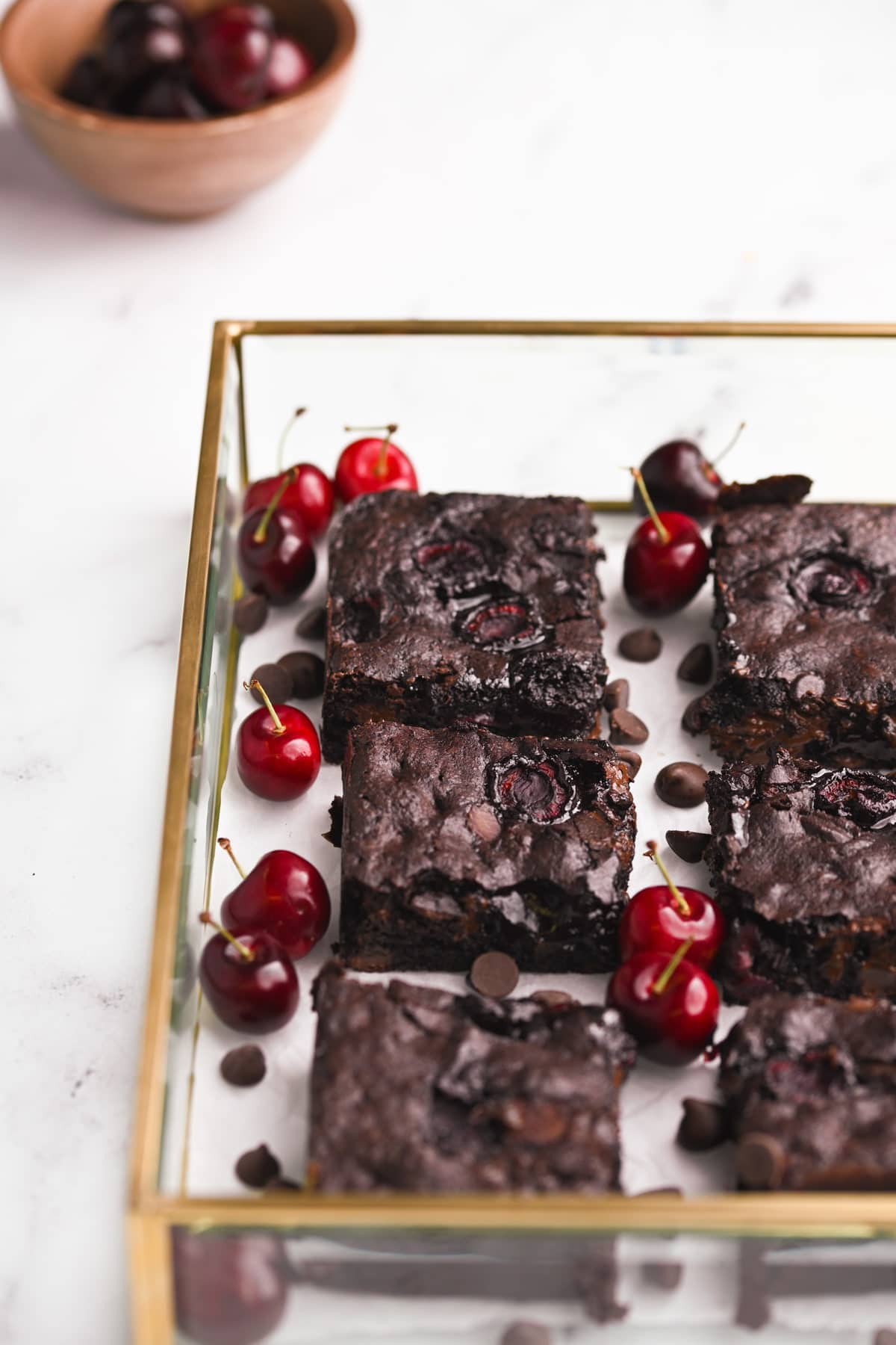 One-Bowl Fudgy Chocolate Cherry Brownies — Marley's Menu