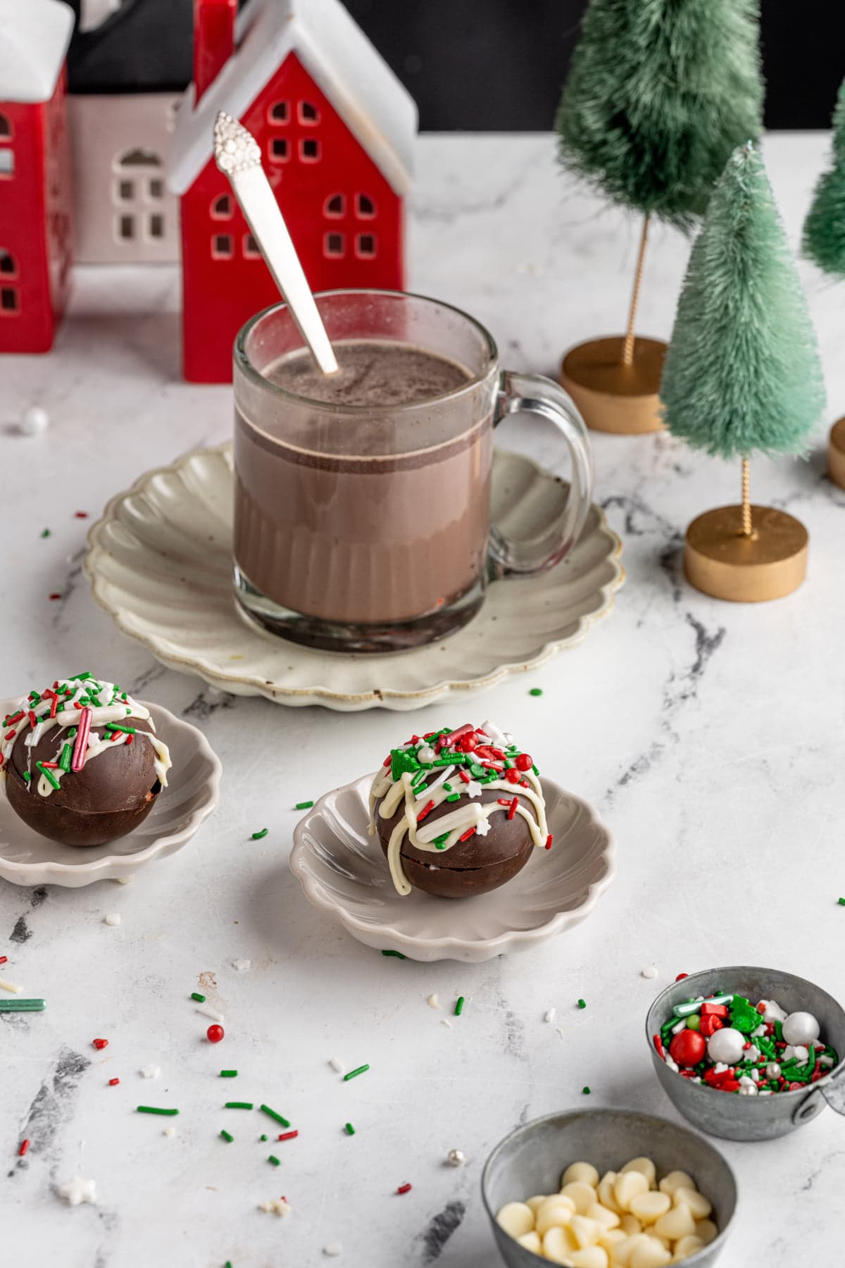 Festive Christmas Hot Cocoa Bombs — Marley's Menu