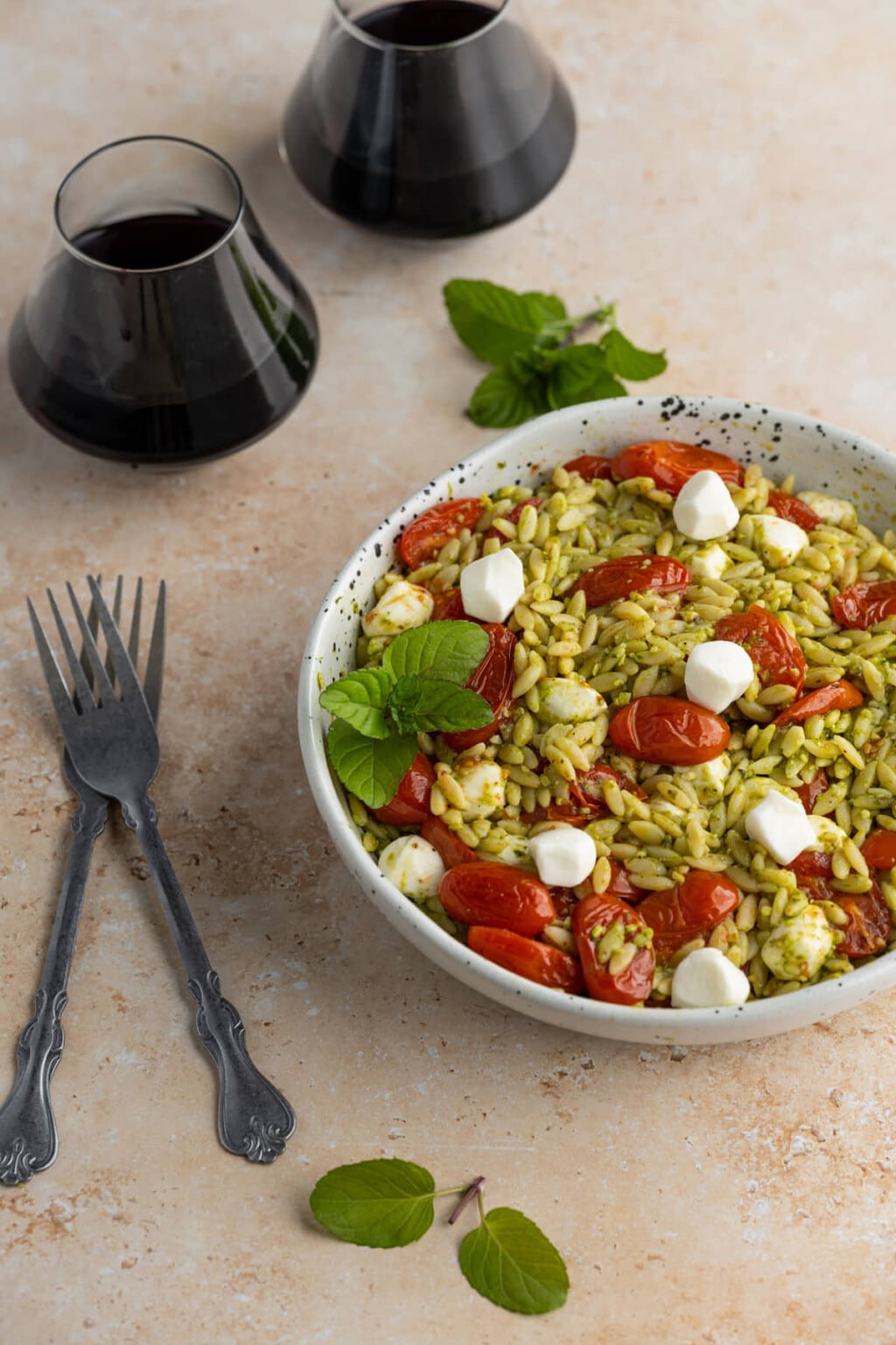 25-Minute Orzo Pesto Salad — Marley's Menu