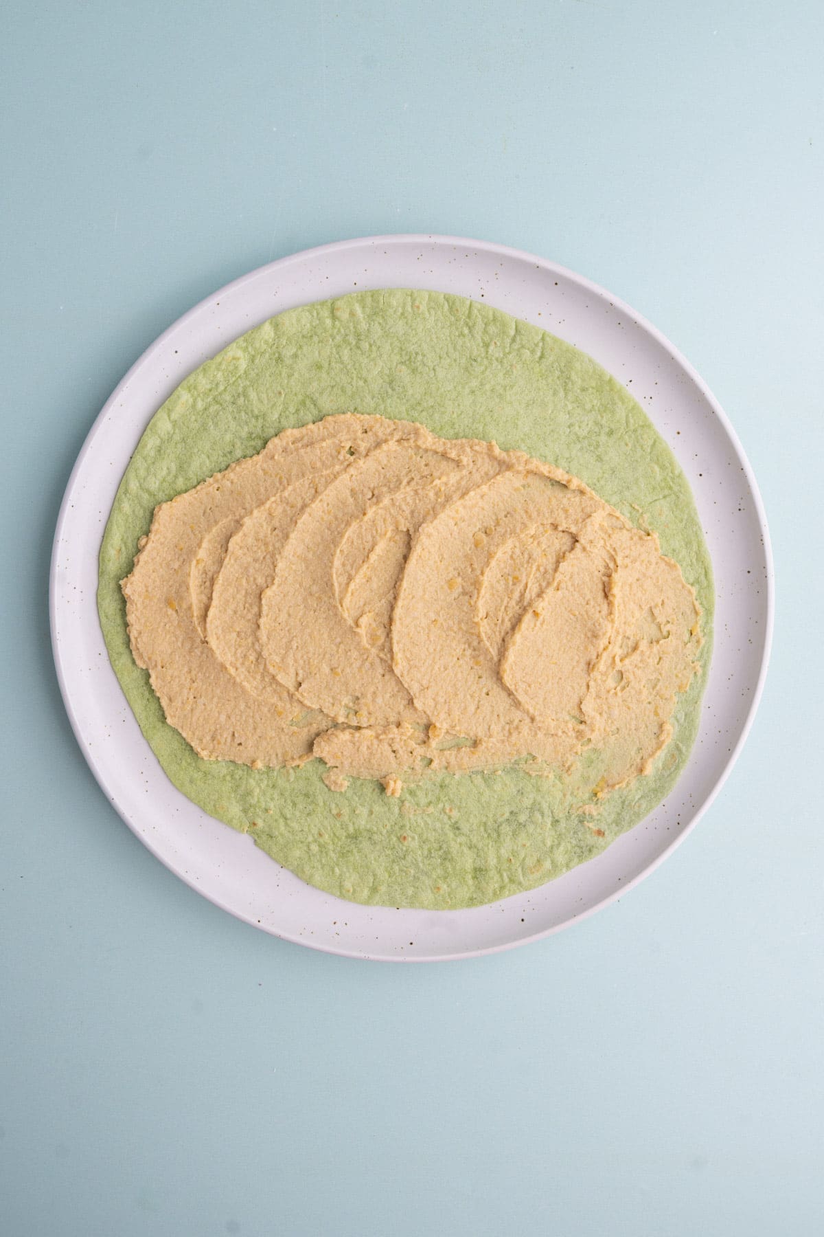 Fresh and Crunchy Vegetable Hummus Wrap — Marley's Menu