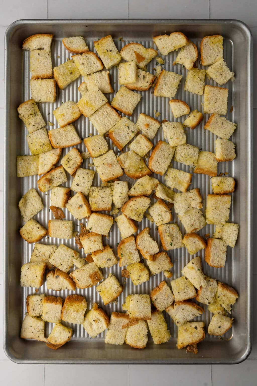 Crunchy 4-Ingredient Homemade Croutons — Marley's Menu