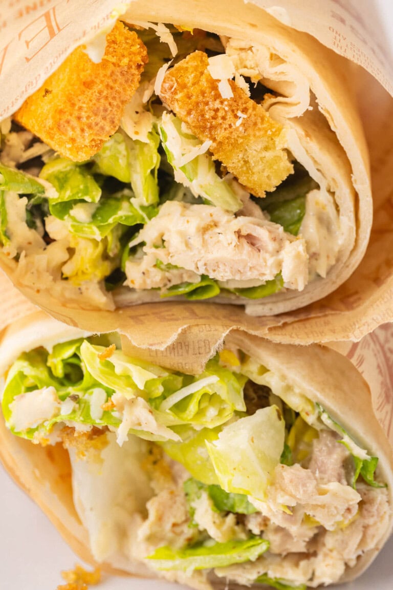 6-Ingredient Crisp Tuna Caesar Wrap — Marley's Menu