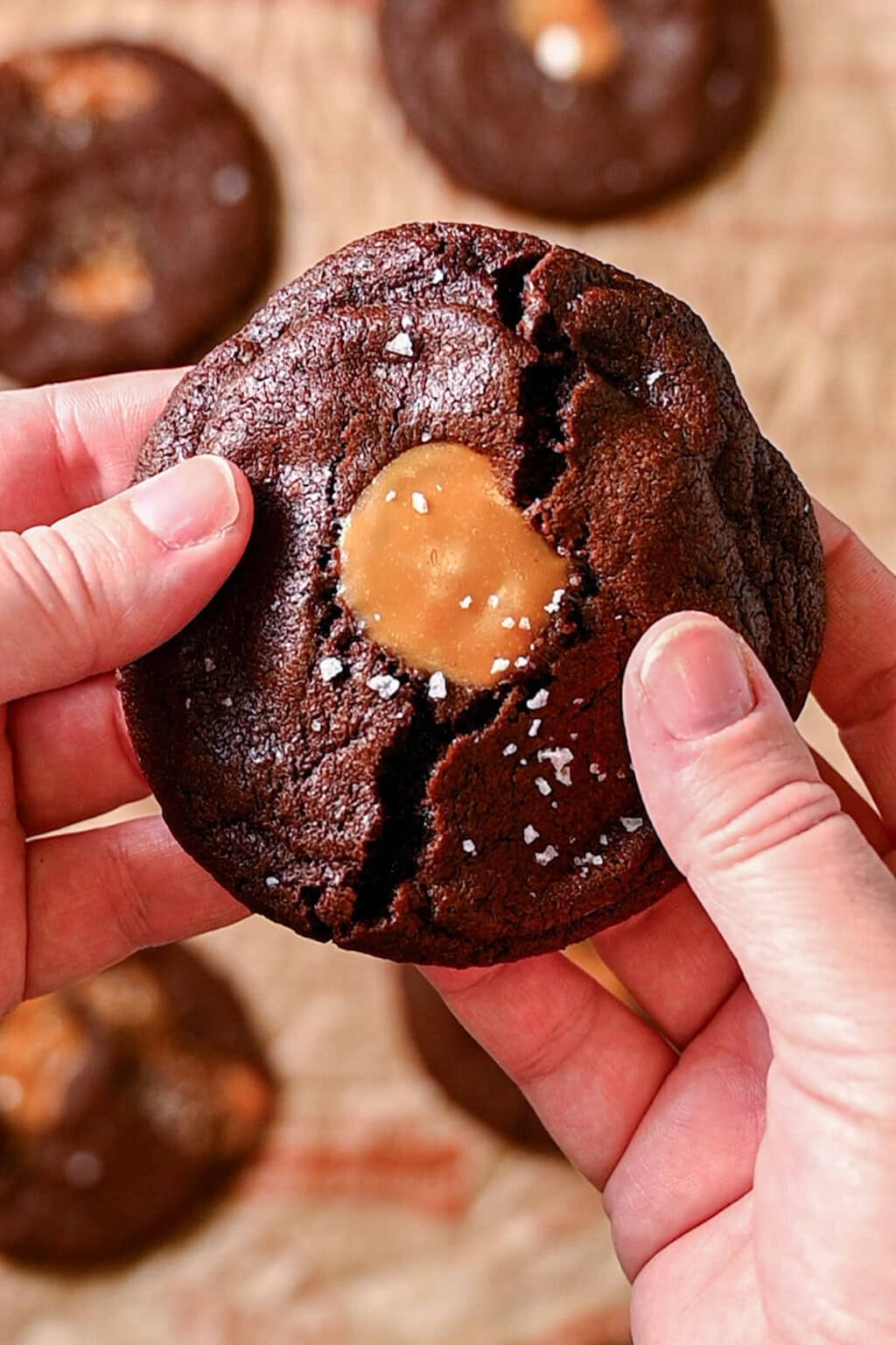 30-Minute Chewy Chocolate Caramel Cookies — Marley's Menu