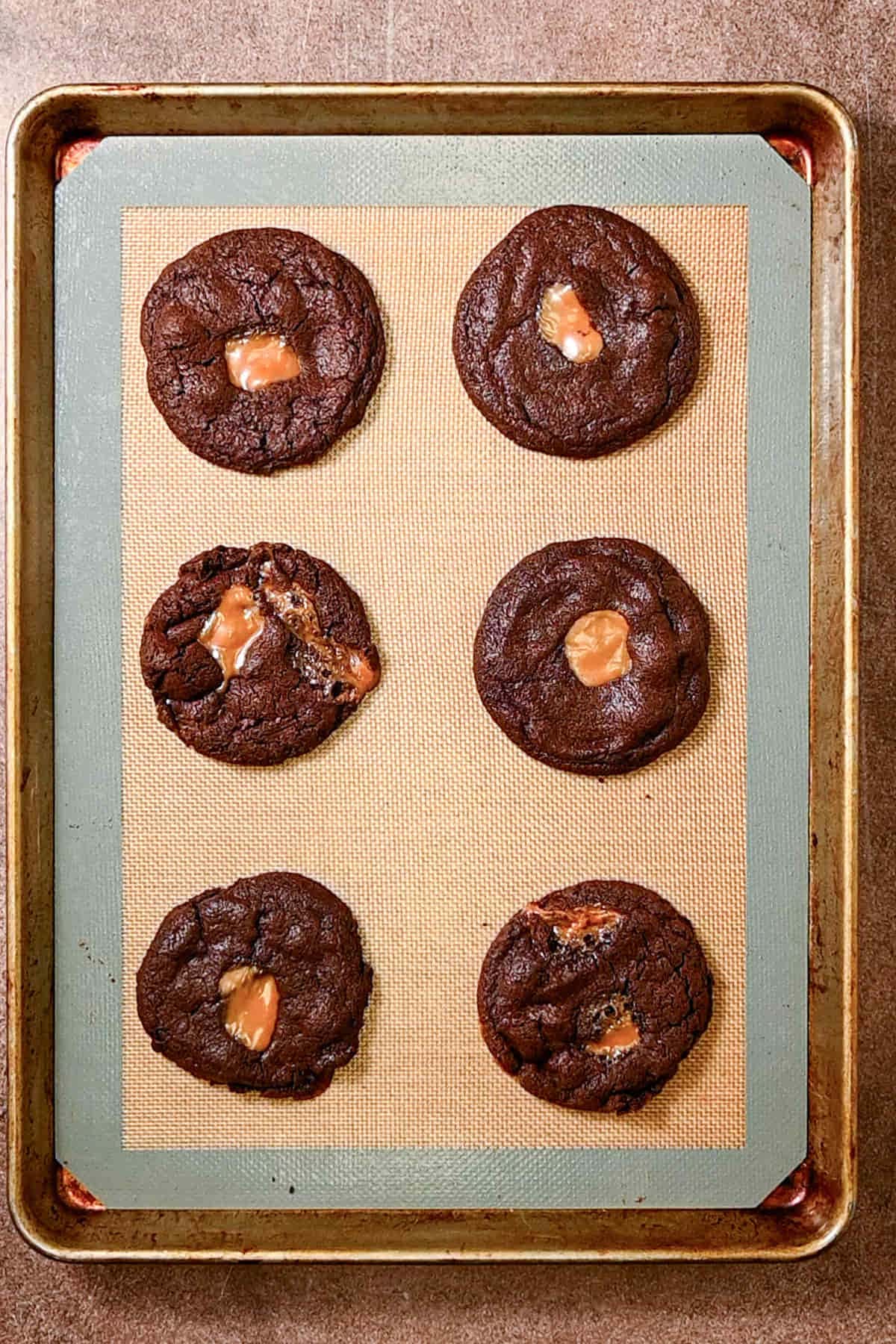 30-Minute Chewy Chocolate Caramel Cookies — Marley's Menu