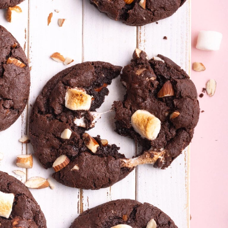 Chewy Rocky Road Cookies with Almonds — Marley's Menu