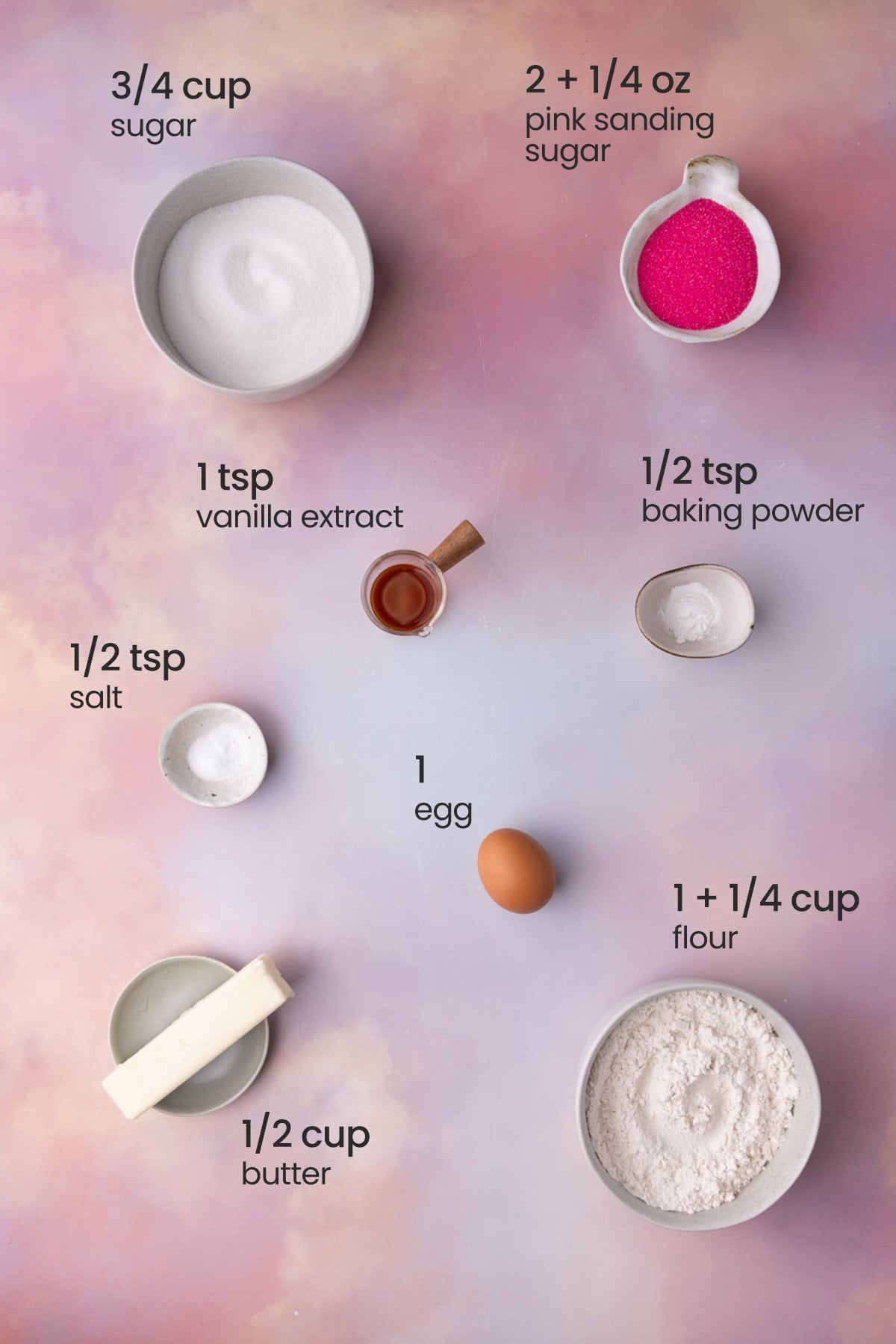 No-Chill Chewy Pink Sugar Cookies with Crispy Edges — Marley's Menu