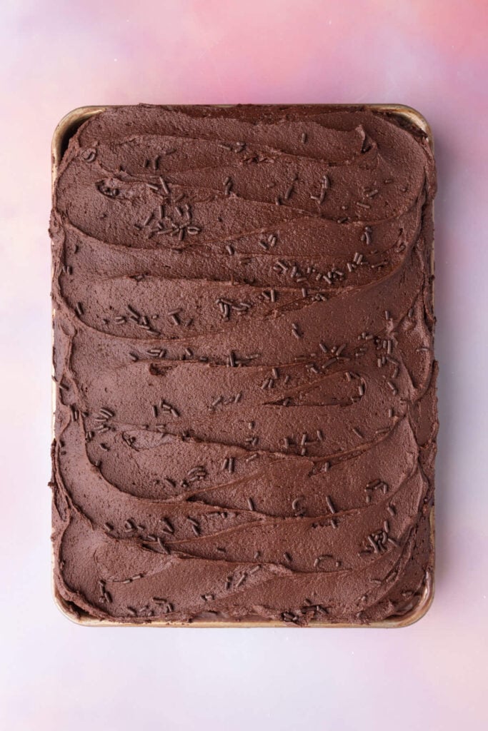 Chocolate Poke Cake with Condensed Milk — Marley's Menu
