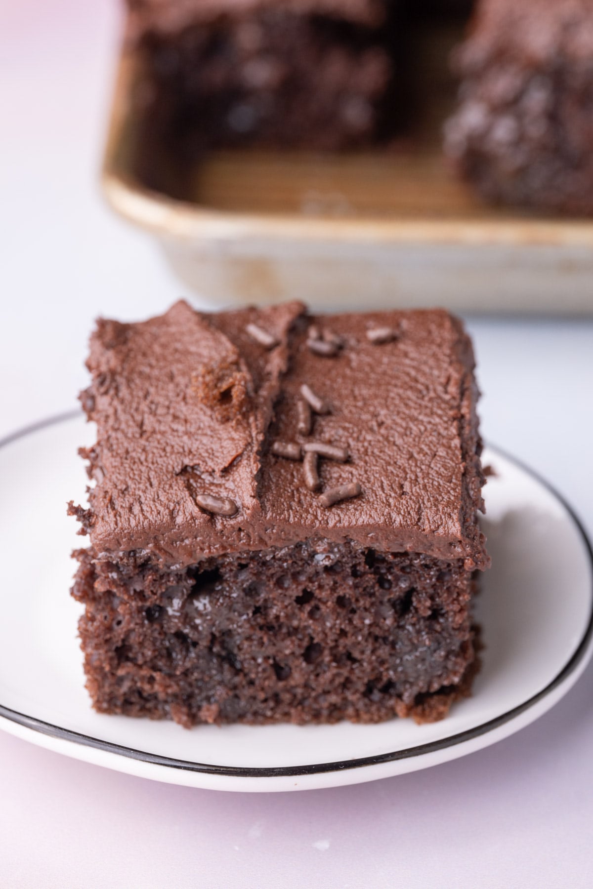 Chocolate Poke Cake with Condensed Milk — Marley's Menu